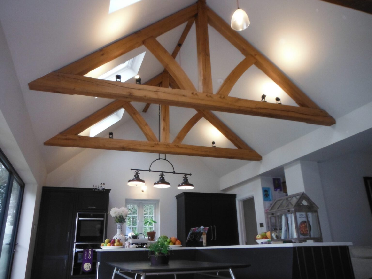 New Bespoke Oak Truss in Seal - Sevenoaks - Oaks C&C